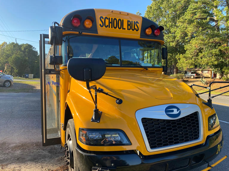 School bus crash reported on Hwy 107 in Pineville