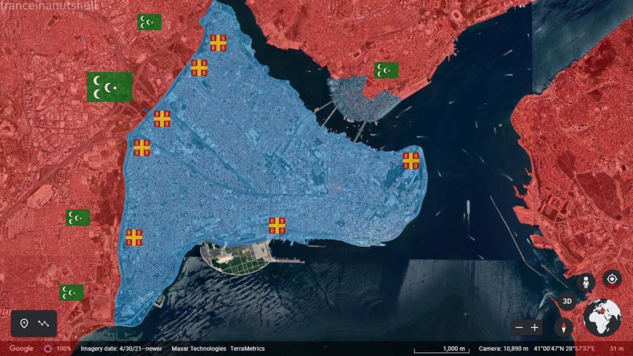 Fall of Constantinople in 40 seconds