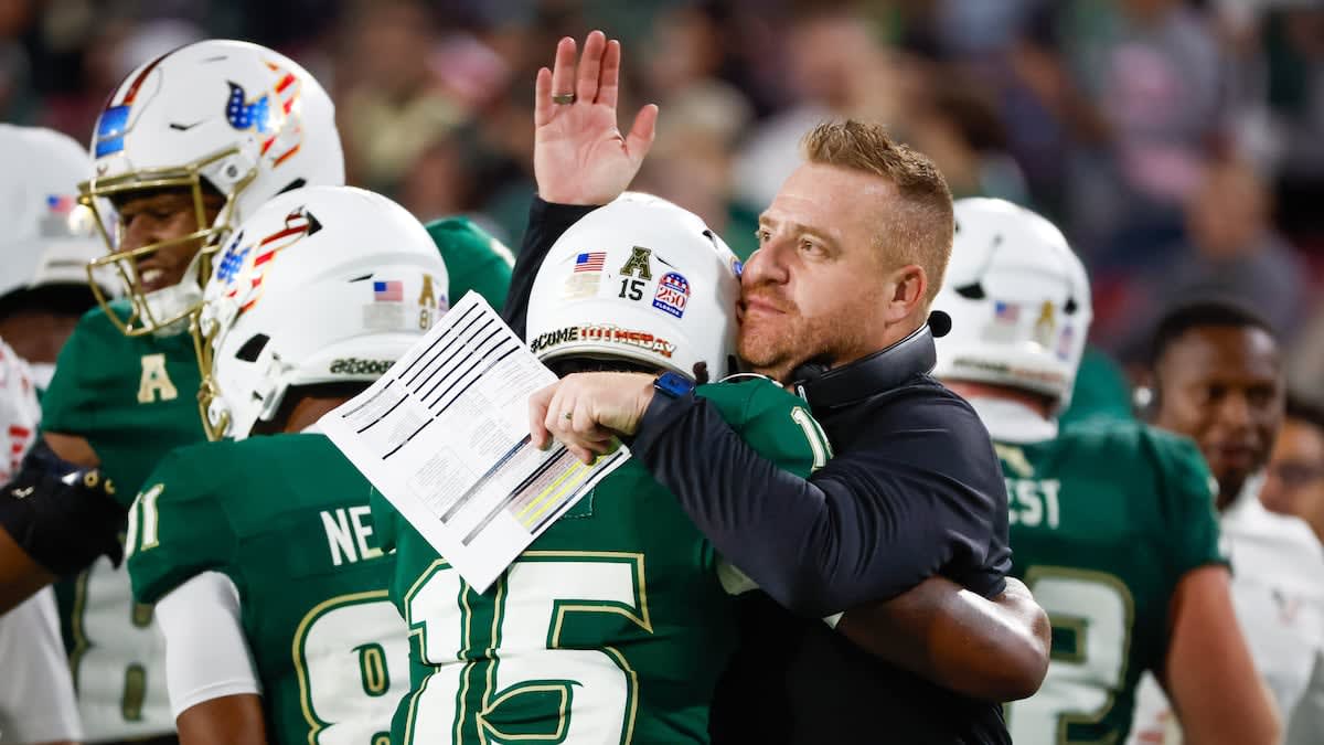 What did UTSA’s Jeff Traylor say to set off USF’s Alex Golesh?