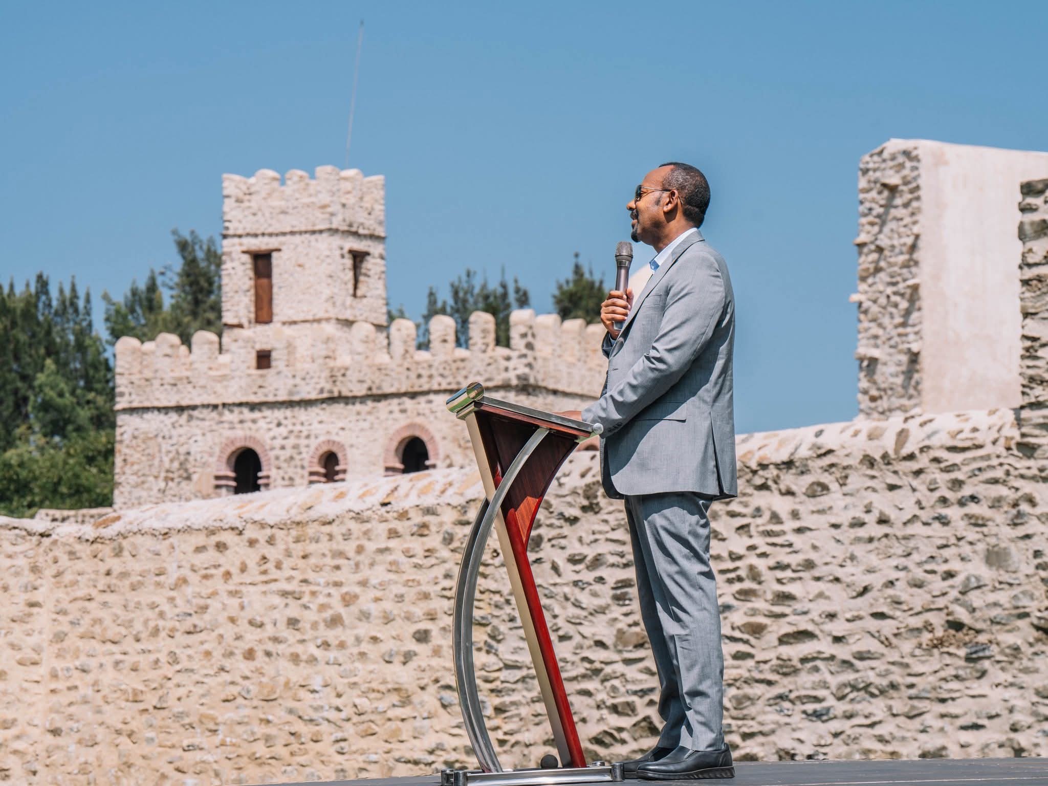 PM Abiy Inaugurates Refurbished Fasil Palace Compound in Gondar