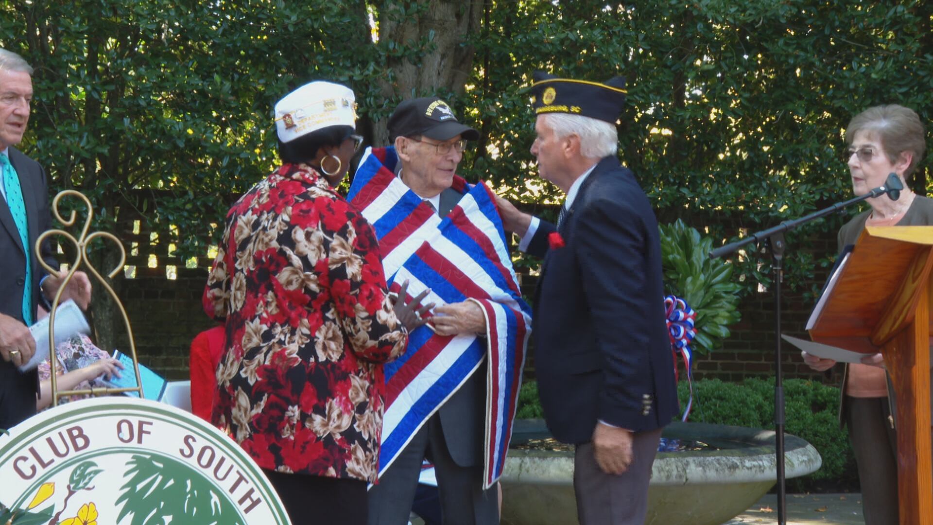 100-year-old World War II veteran honored days before Veterans Day