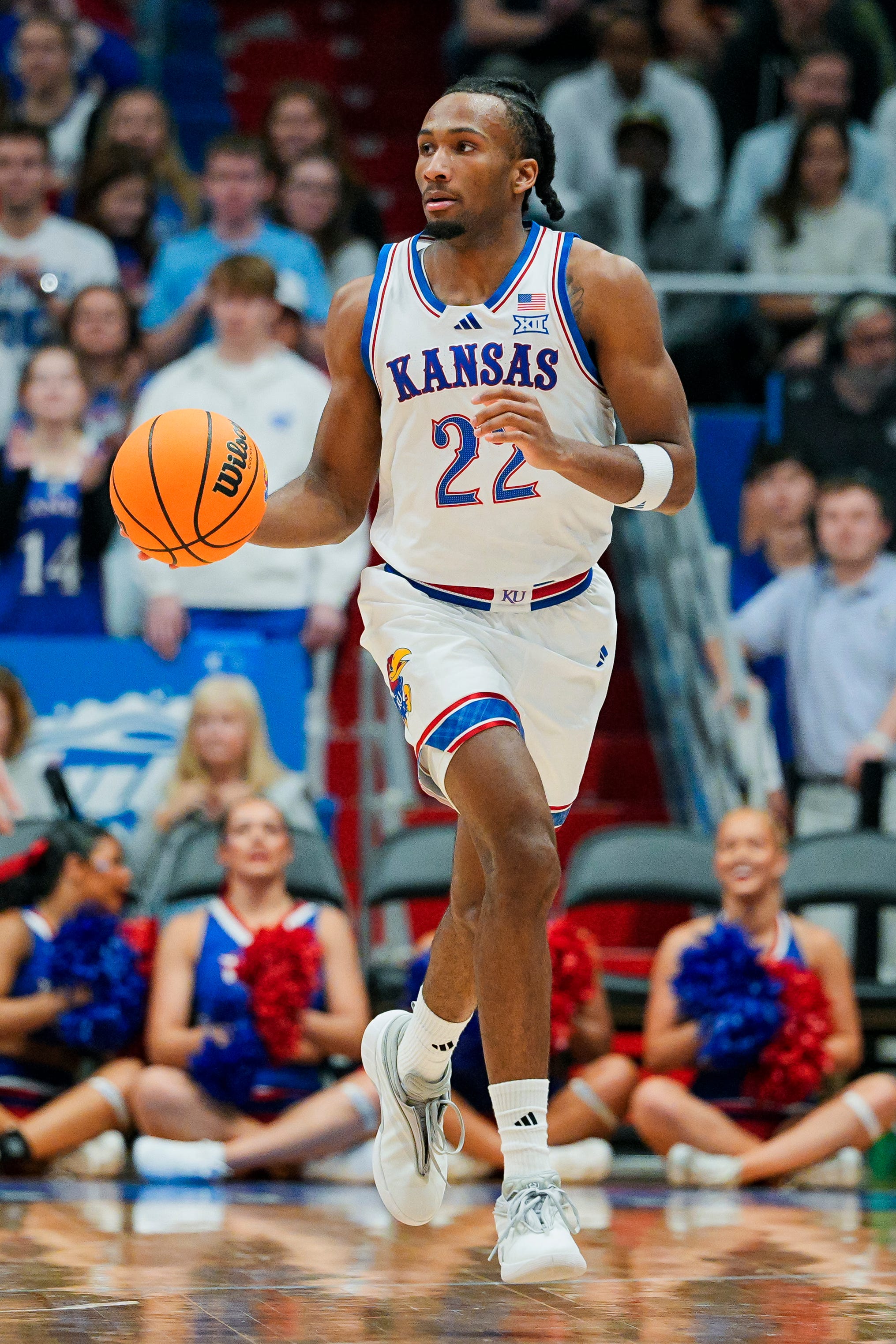 Darryn Peterson impresses for Kansas against tough North Carolina ...