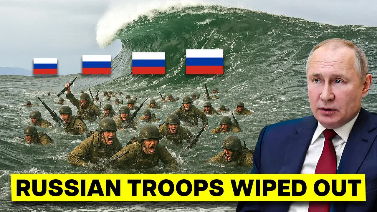 FLOOD RUN! Putin's Base DROWNS After HIMARS HIT Russian Dam!