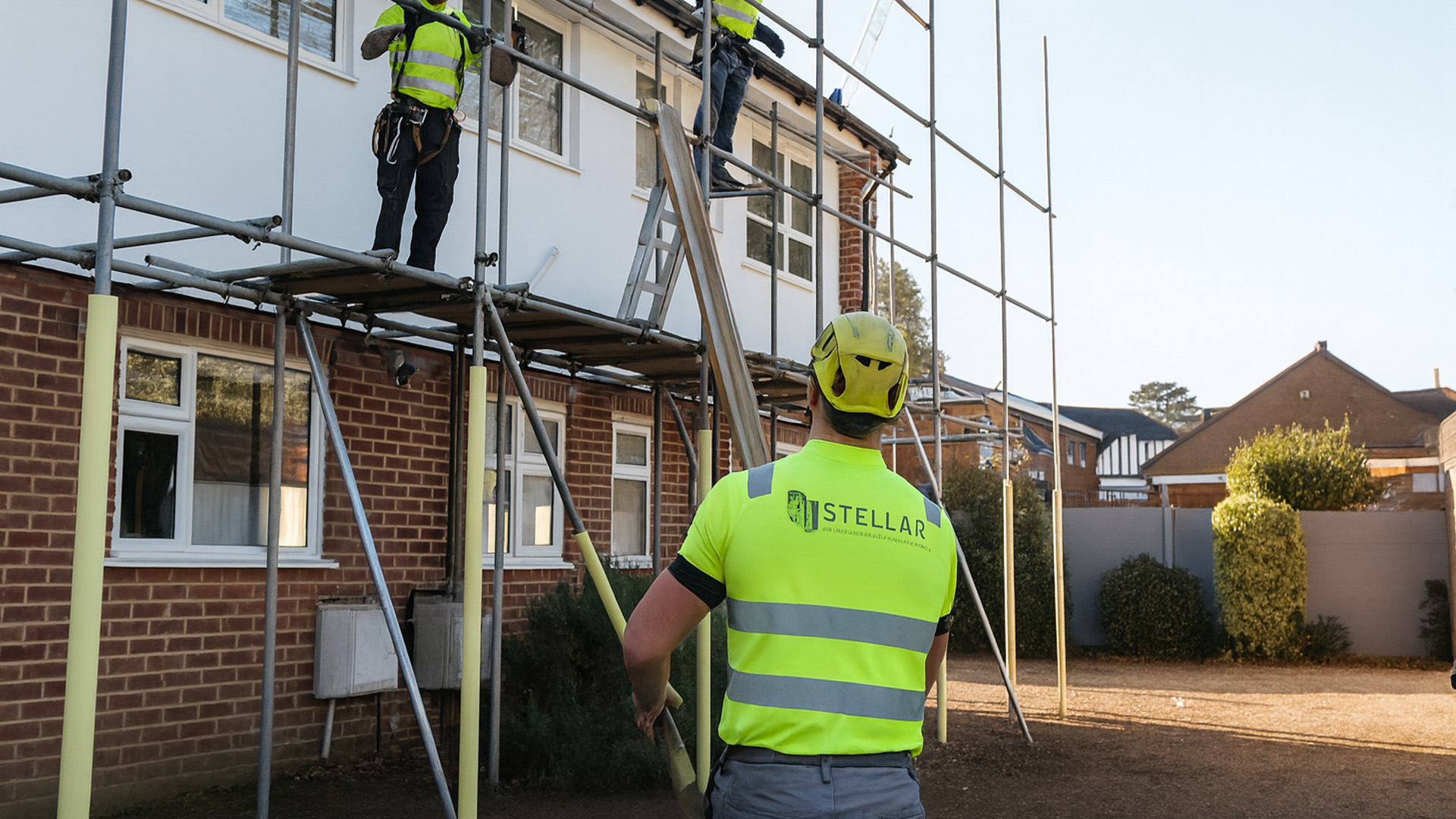 Scaffold Installation in Dagam with Real Site Constraints