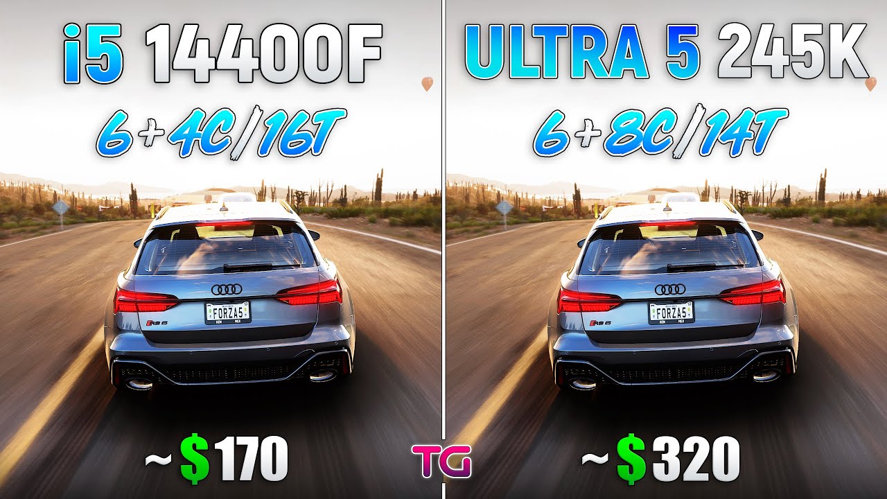 Core i5 14400F vs Ultra 5 245K - Test in 10 games