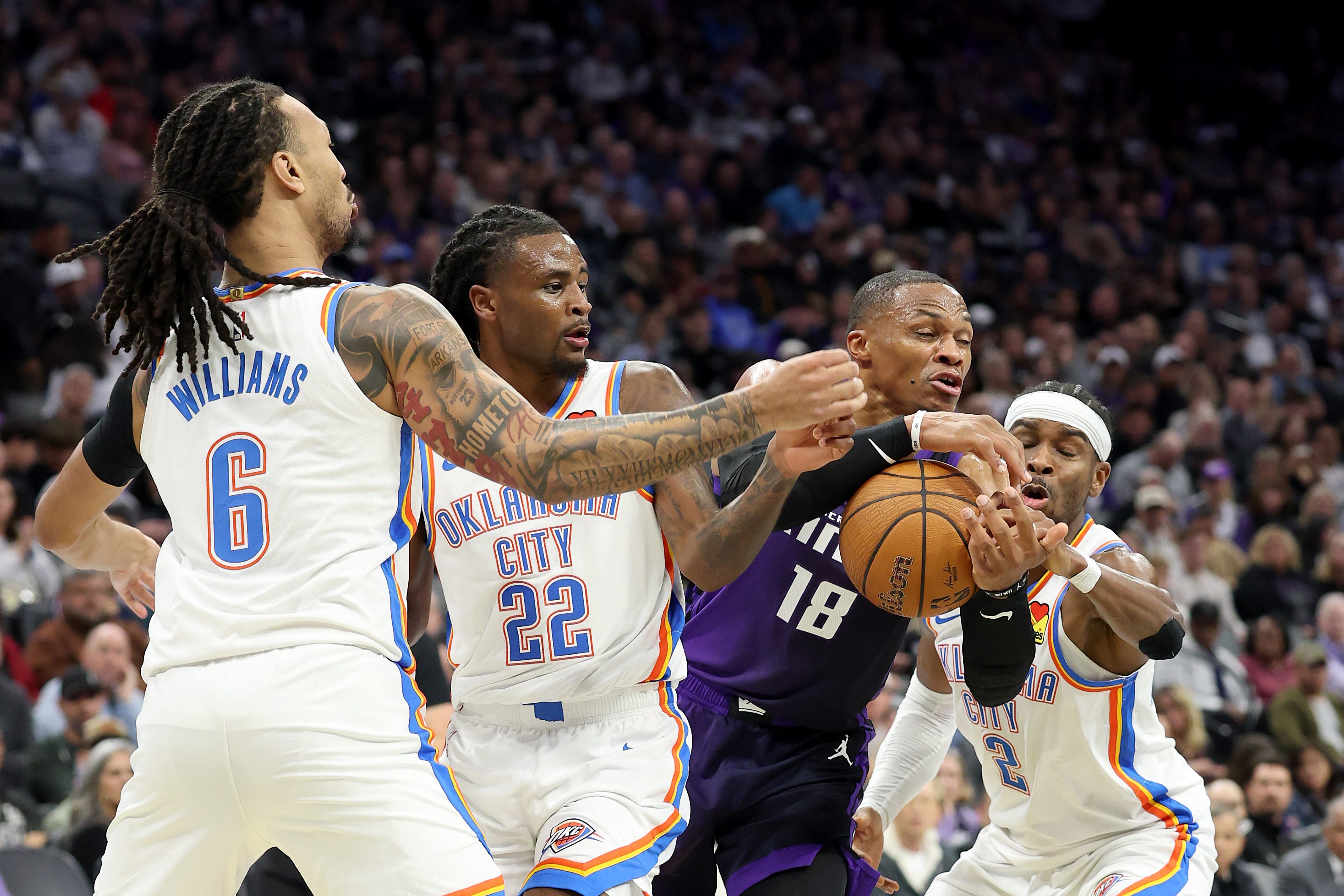 OKC Thunder rolls past Russell Westbrook, Sacramento Kings to open NBA ...