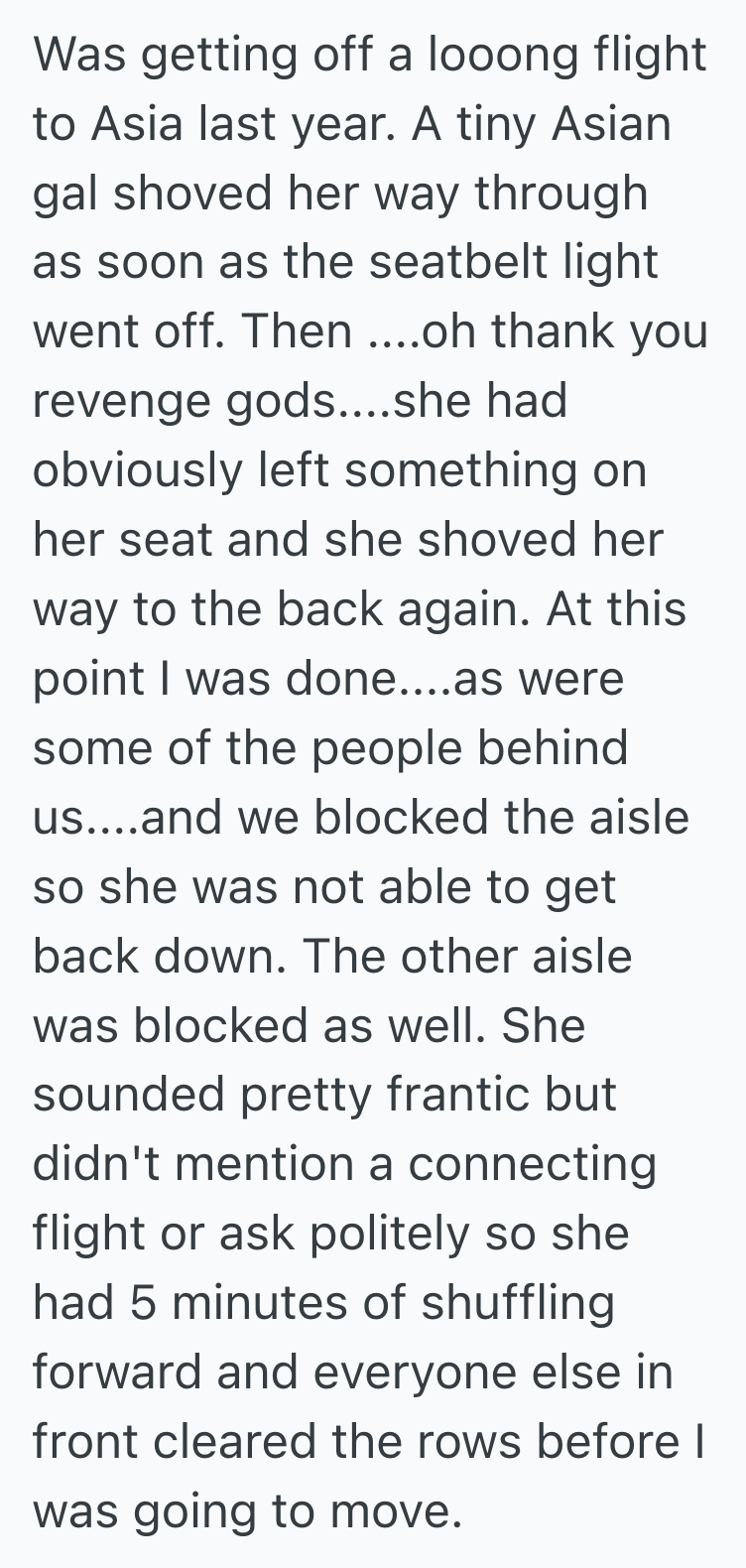Pushy Passenger Tried To Cut Everyone Off During Deplaning, So A Fed-Up ...