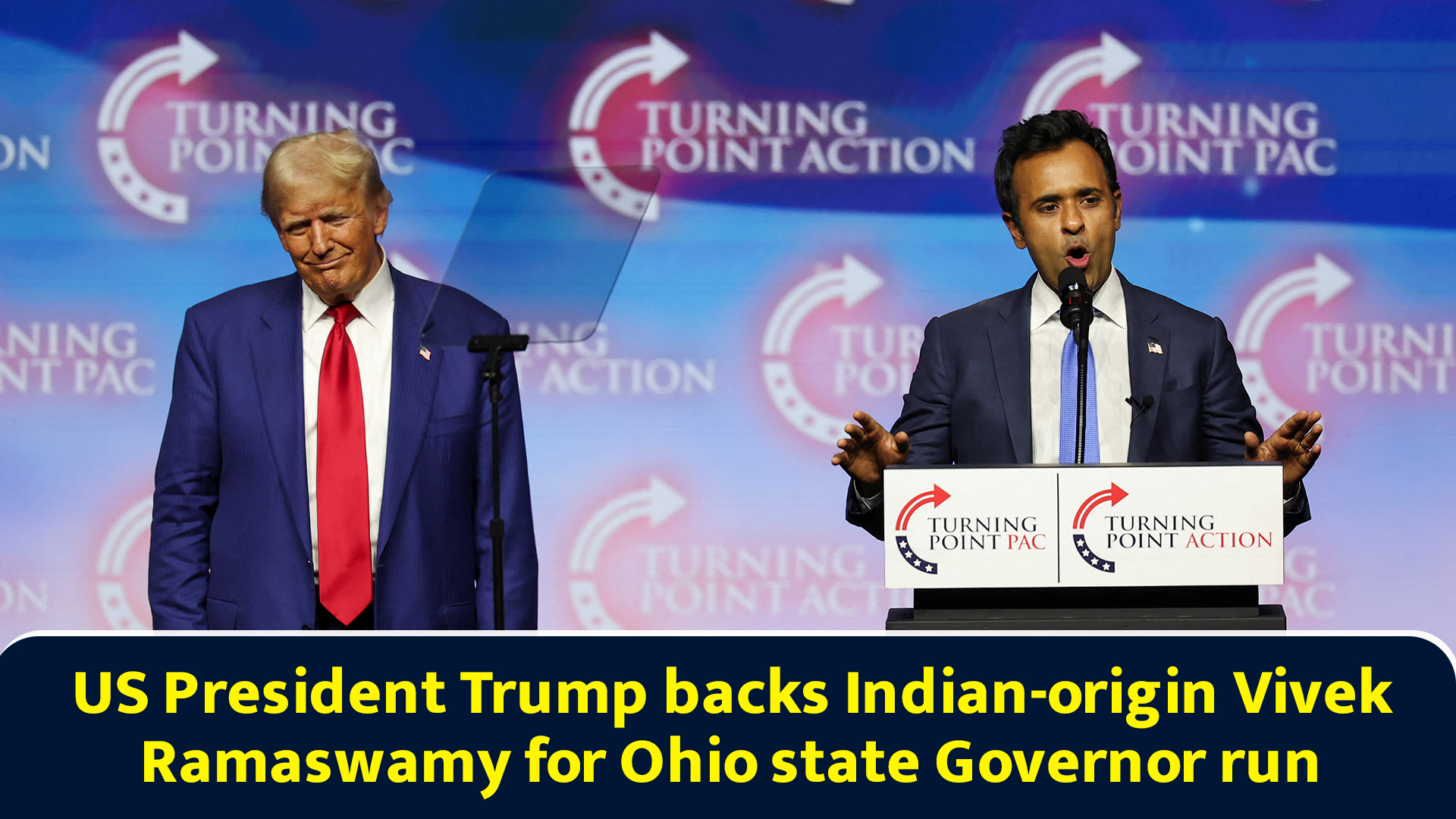 US President Trump backs Indian-origin Vivek Ramaswamy for Ohio state ...