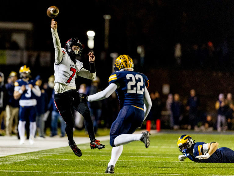 PHOTOS: Grand Blanc, Clarkston face off in juggernaut D1 district ...