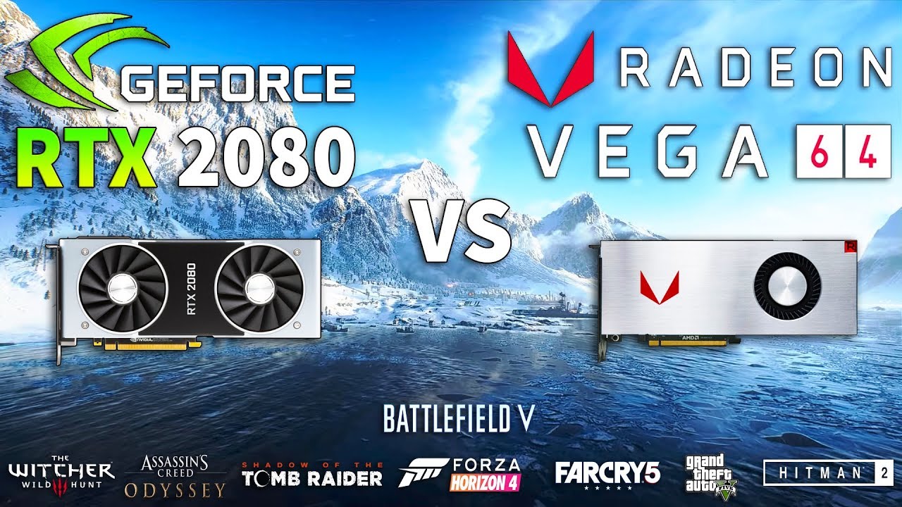 Vega 64 OC vs RTX 2080 test in 8 games