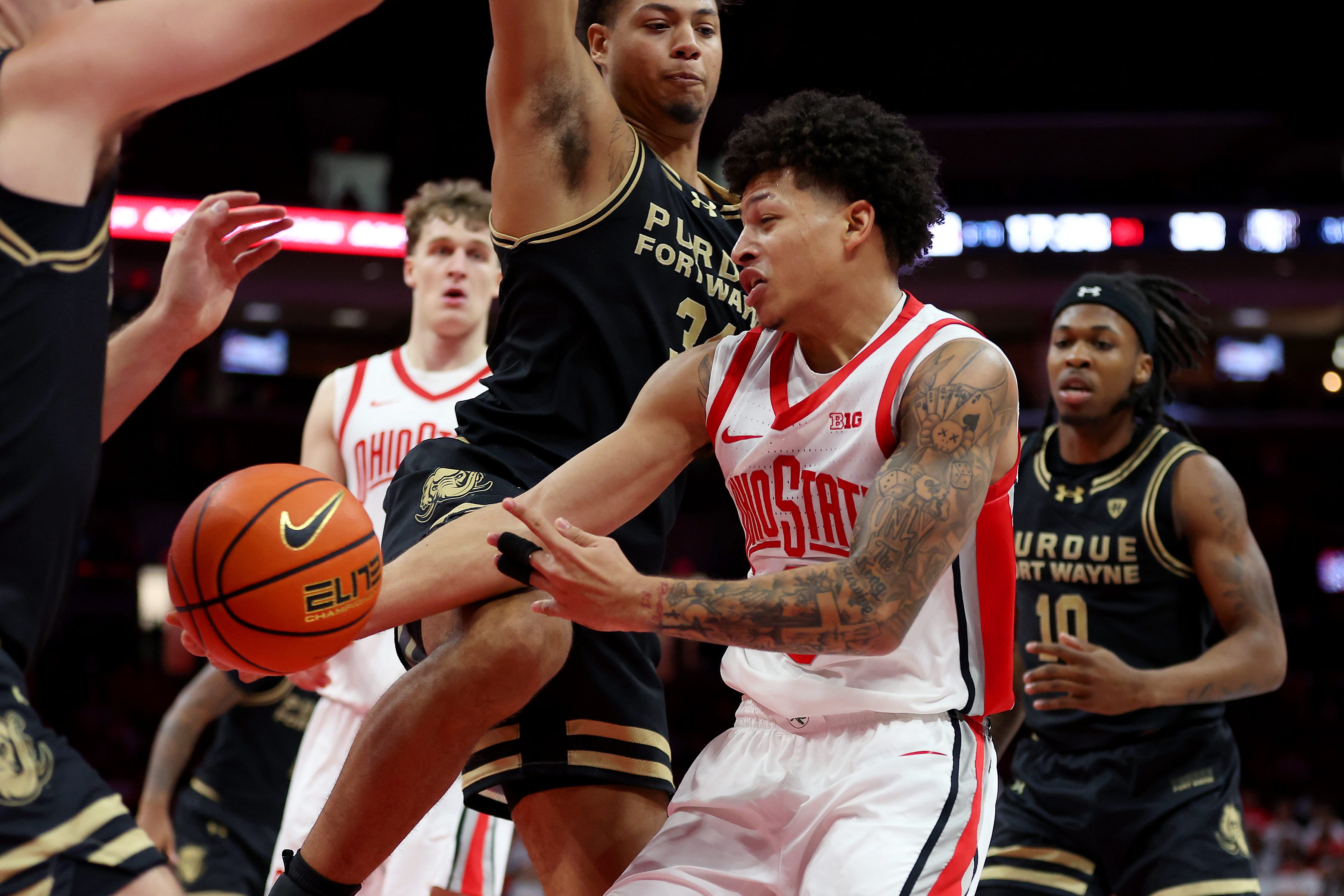 Bruce Thornton seizes momentum for Ohio State against Purdue Fort Wayne ...