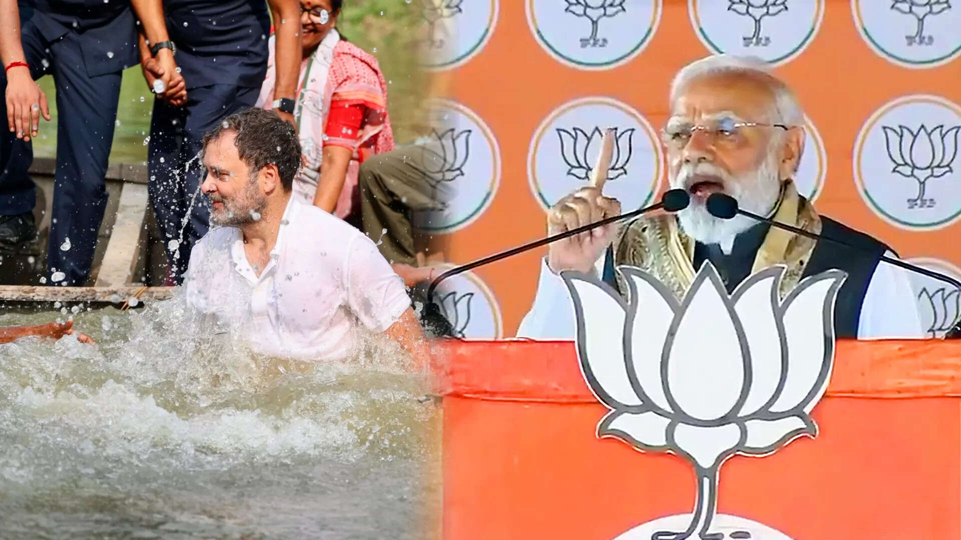 PM Modi’s ‘65-Volt Jhatka’ Jibe Rocks Bihar Rally, Mocks Rahul’s Pond ...