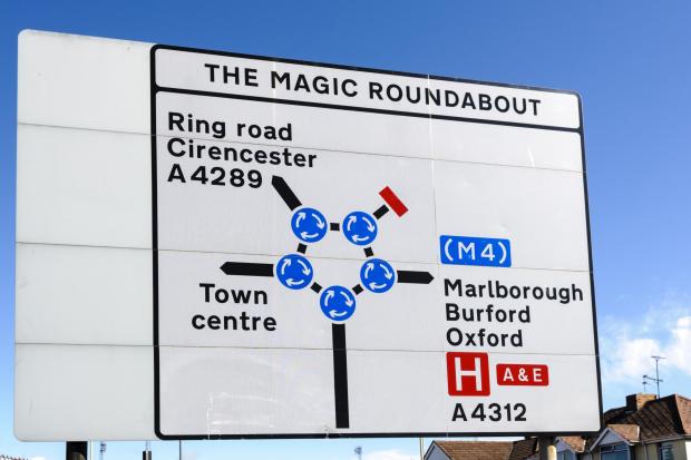 The 'nightmare' roundabout in Swindon that's 'like playing Mario Kart'