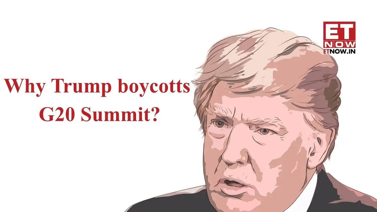 G20 Summit 2025: 'It is total...' Why Donald Trump is not sending any ...