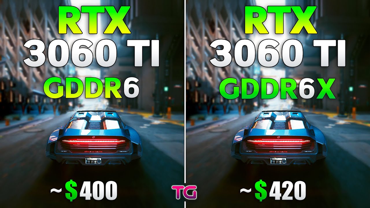 RTX 3060 Ti GDDR6 vs GDDR6X - Test in 8 games