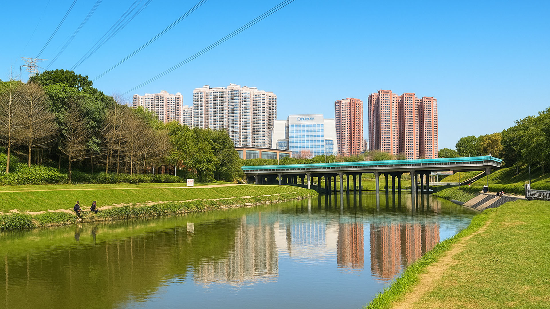 Een Rustige Wandeling Langs de Guanlan-rivier