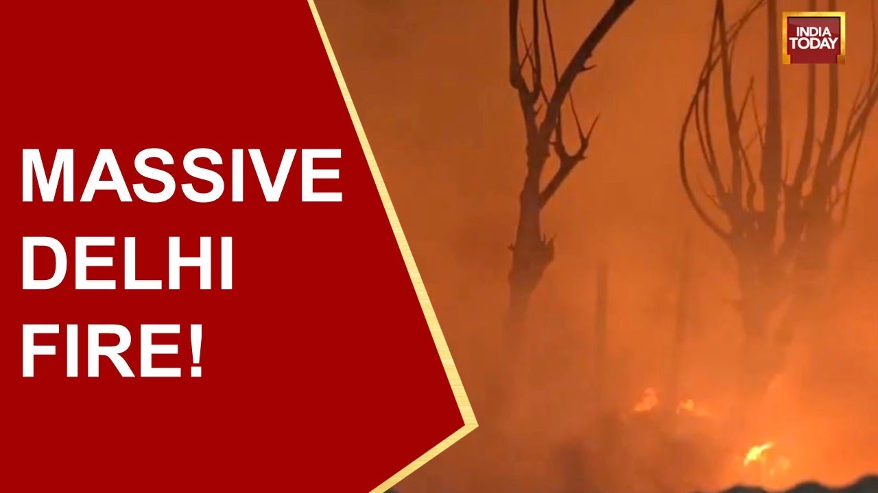 Delhi Inferno: Hundreds of Homes Gutted in Massive Fire Near Rithala ...