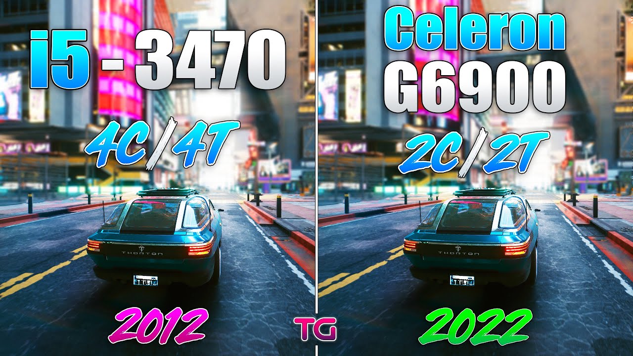 Intel 12th gen Celeron G6900 vs Core i5 3470 - test in 8 games
