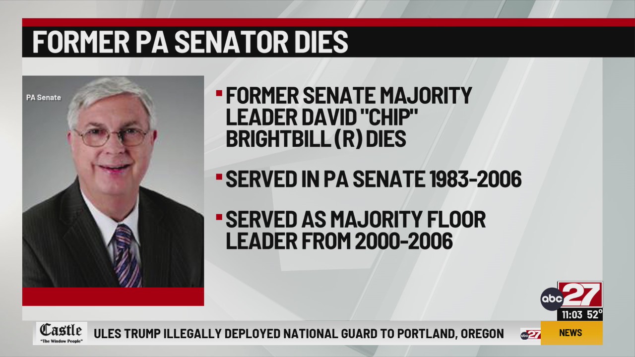 Former Pennsylvania senator dies