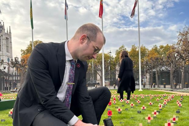 Swindon MP plants tribute in parliament's garden