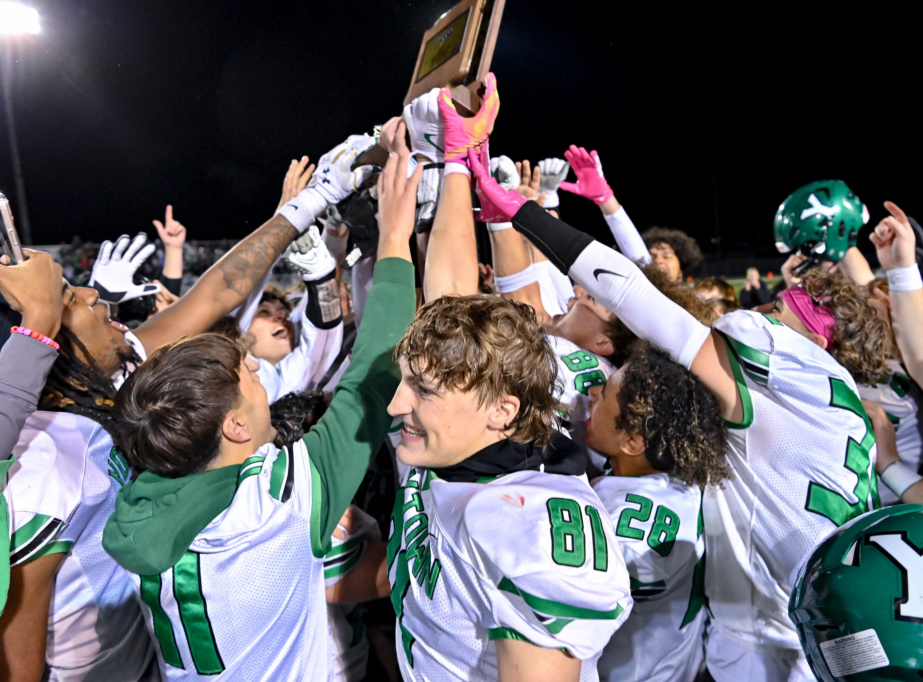Yorktown dominates Pendleton Heights to win its first IHSAA football ...