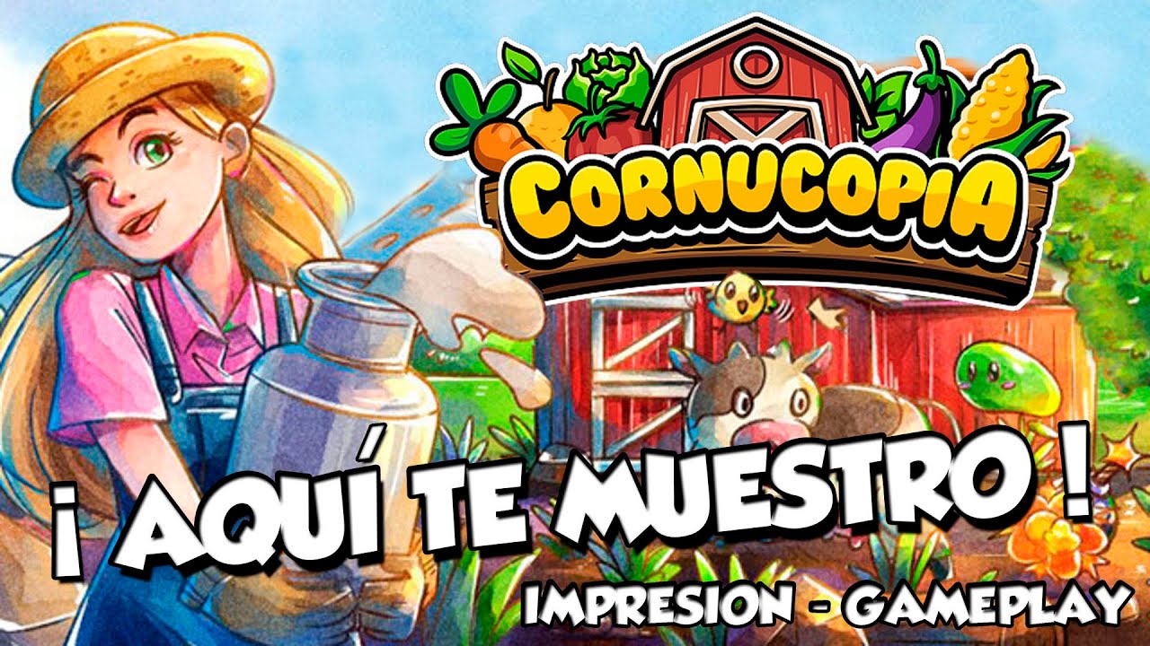 Cornucopia agrícola 2.5D crea tu propia historia impresión gameplay español