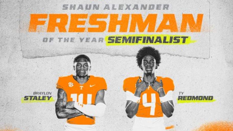 Braylon Staley and Ty Redmond of Tennessee Football Named Semifinalists ...