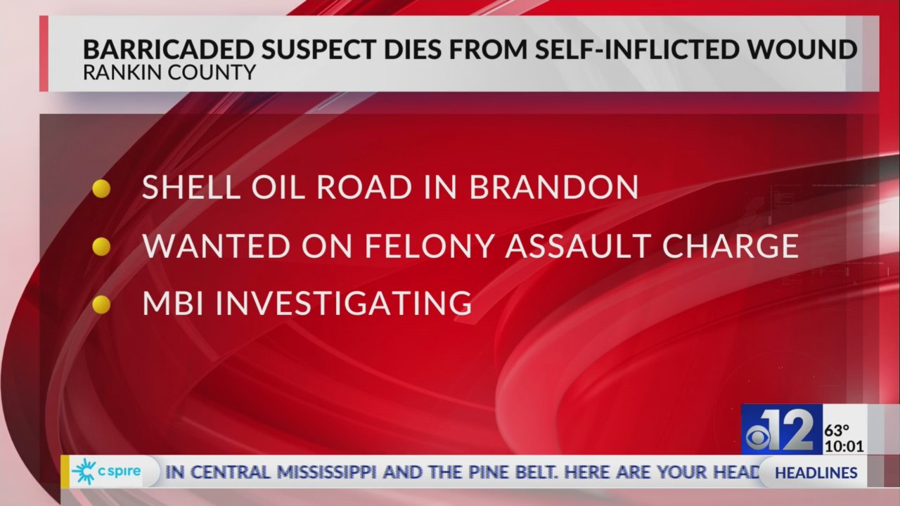 Man wanted in Nebraska dies during standoff in Mississippi