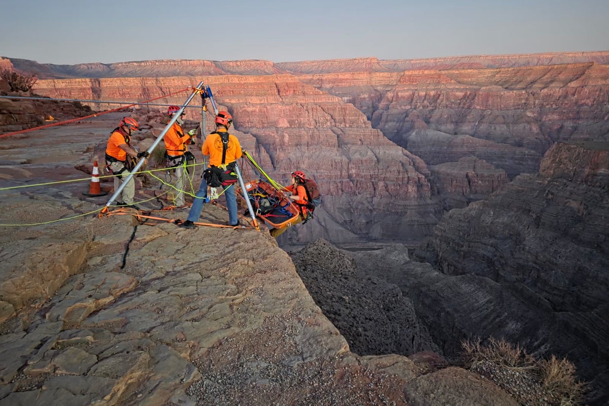 Man, 65, dies after falling 130 feet off the edge of the Grand Canyon