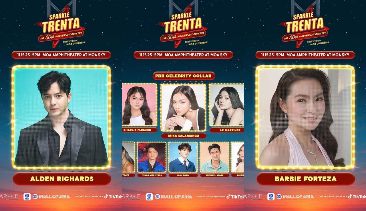 'Sparkle Trenta': From Alden Richards to 'PBB' stars, here's all the ...
