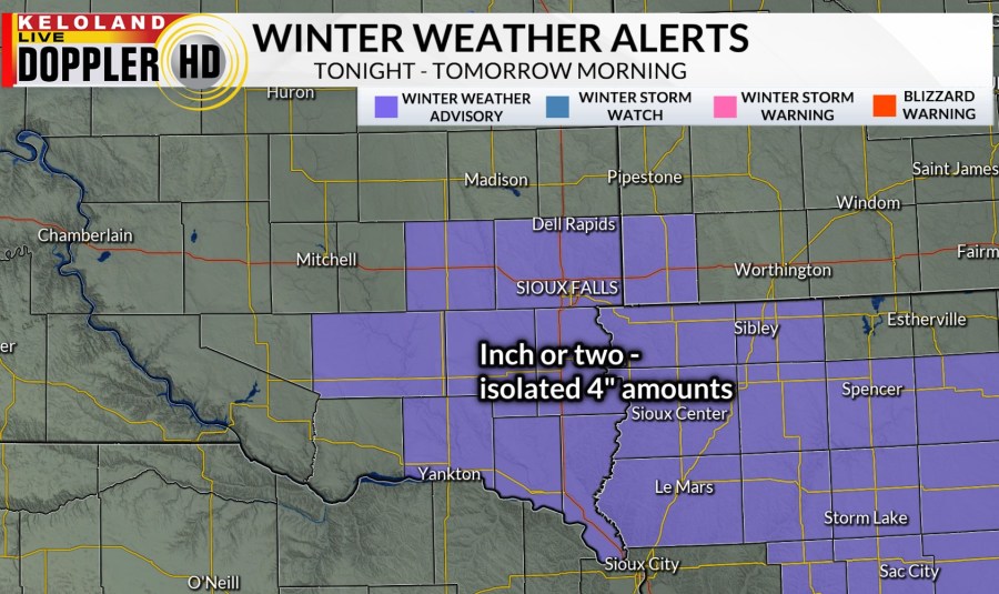 Snowfall slightly heavier: Storm Center Evening update – Friday, November 7