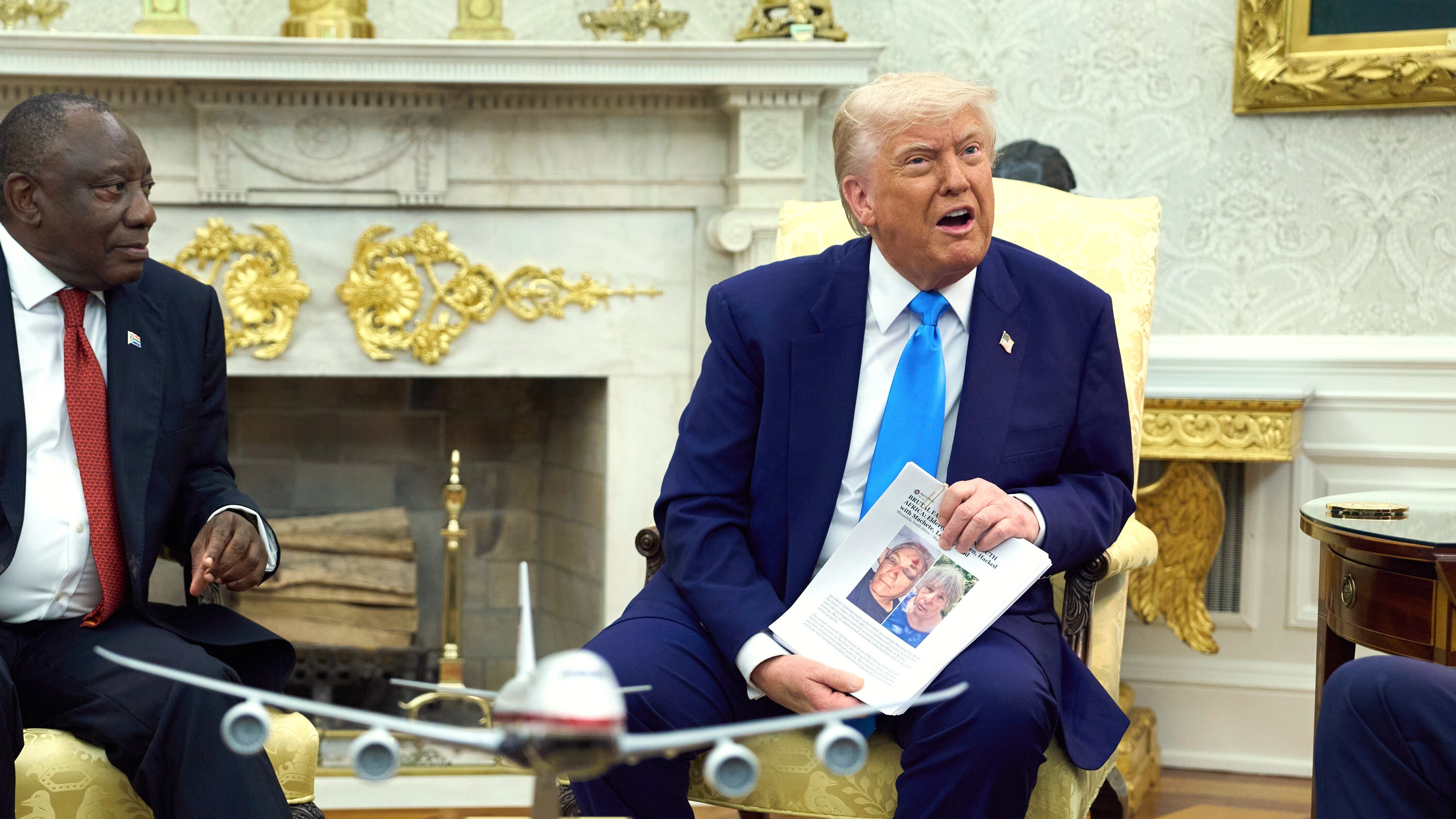 President Donald Trump Declares G20 Boycott Over White Farmer Rights