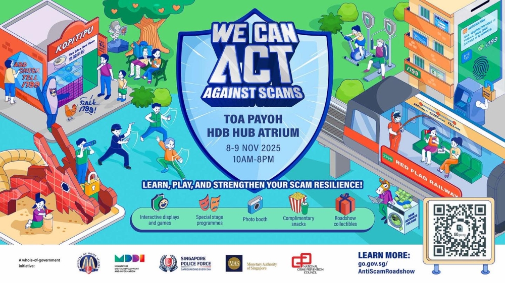 Singapore launches first national anti-scam roadshow to combat rising ...