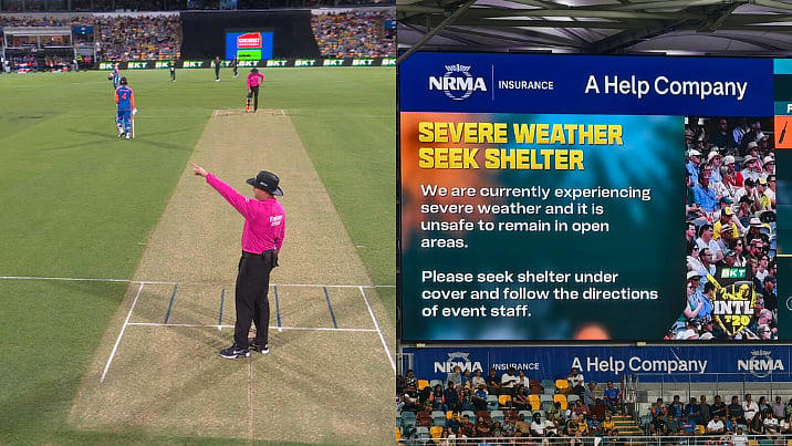 No Rain But Play Stopped In IND vs AUS 5th T20I - What Do ICC Rules Say ...