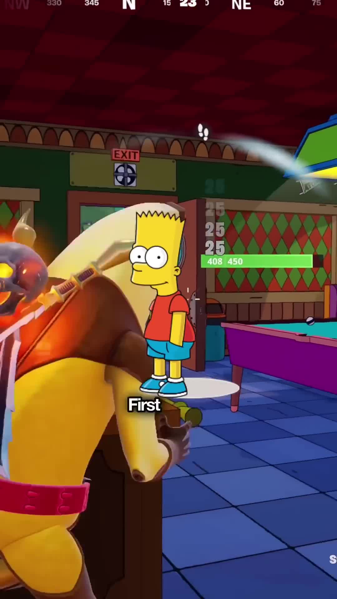 This conversation between Bart and Homer is really funny in Fortnite # ...