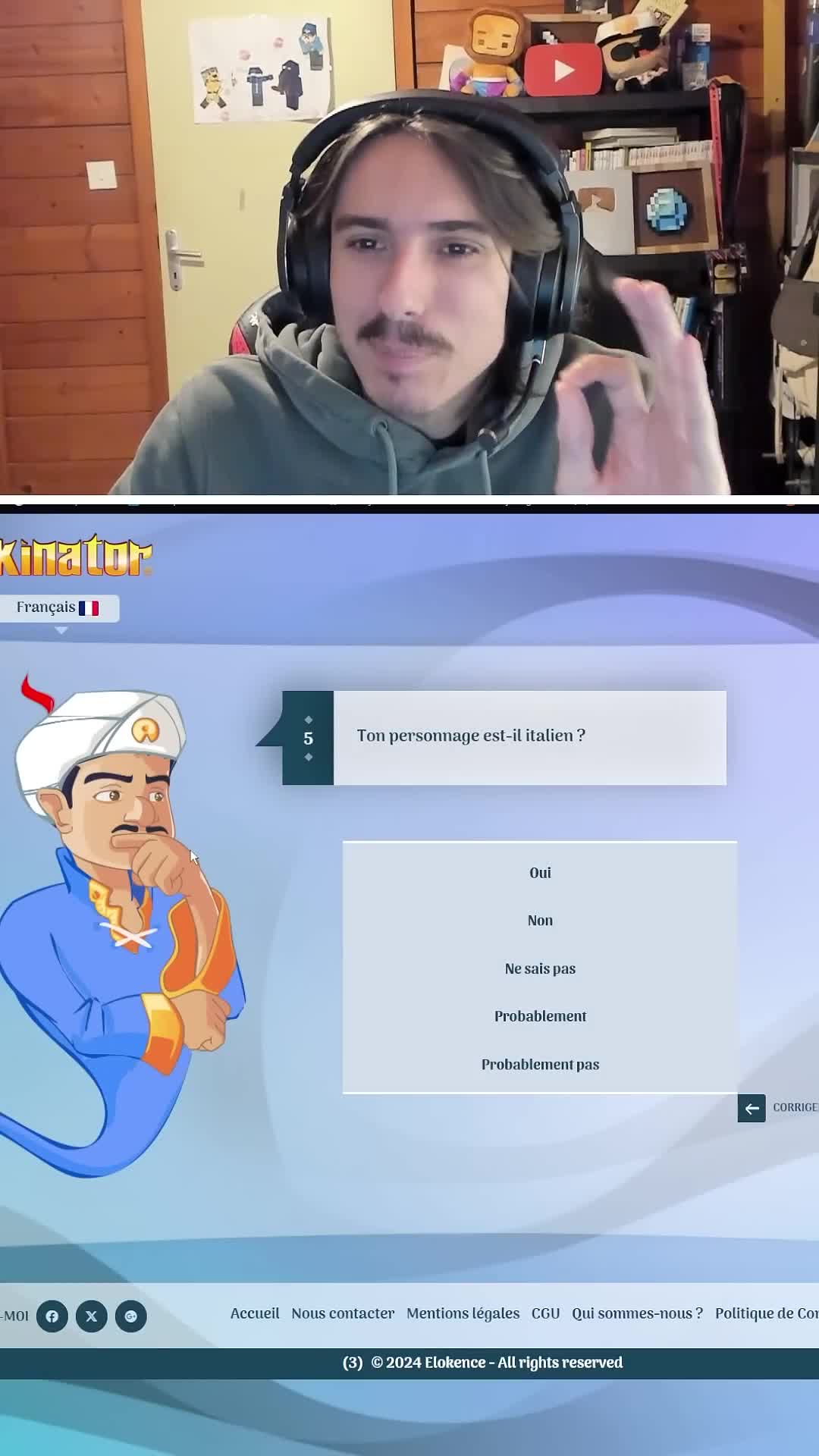 Si Akinator trouve le brainrot, je le donne! Partie 3 #roblox #shorts