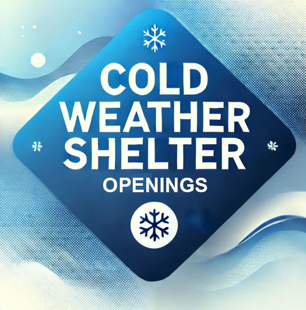 Cold weather shelters set to open in parts of our area