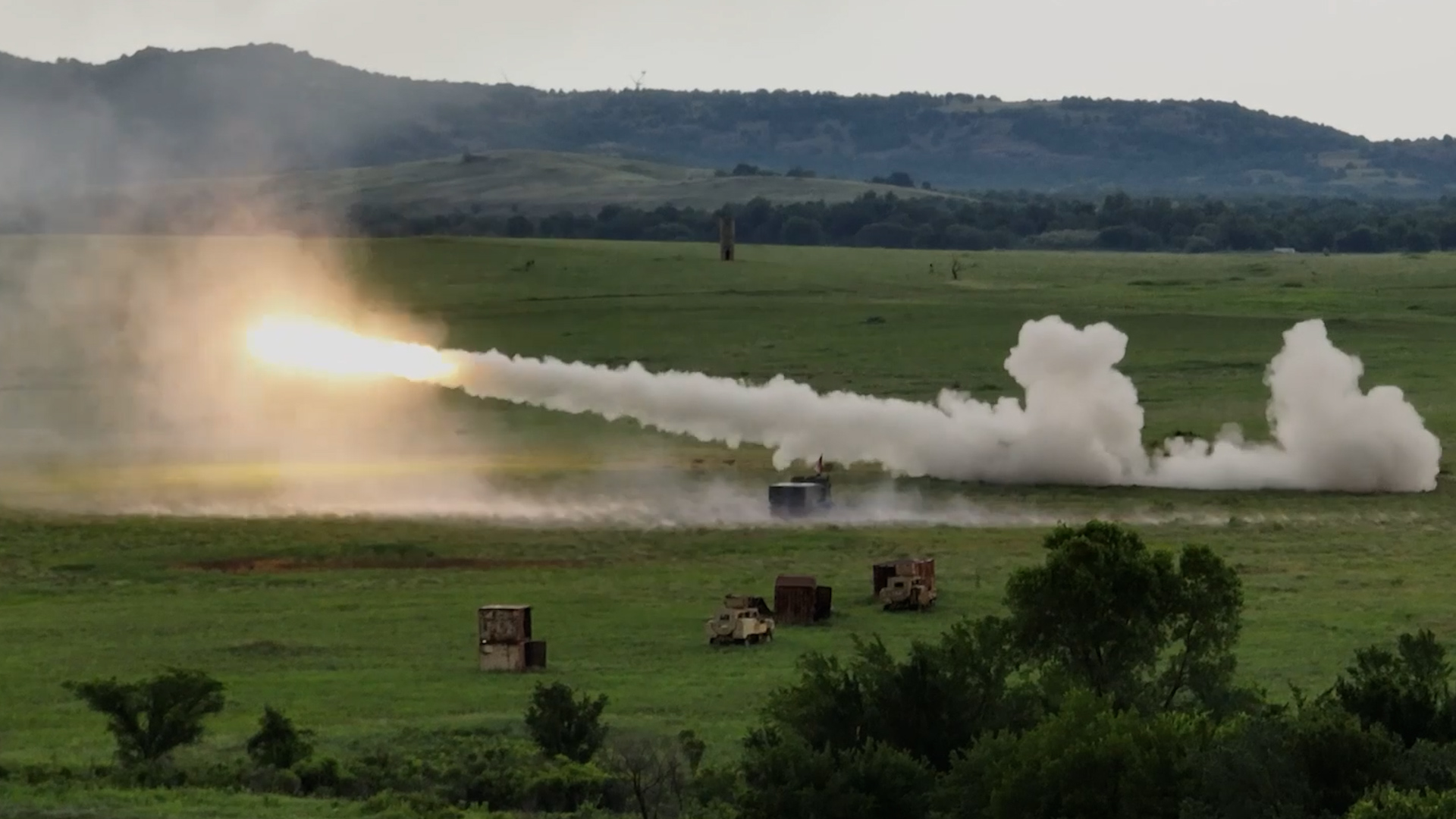 Drone Footage of US Army Live-Fire