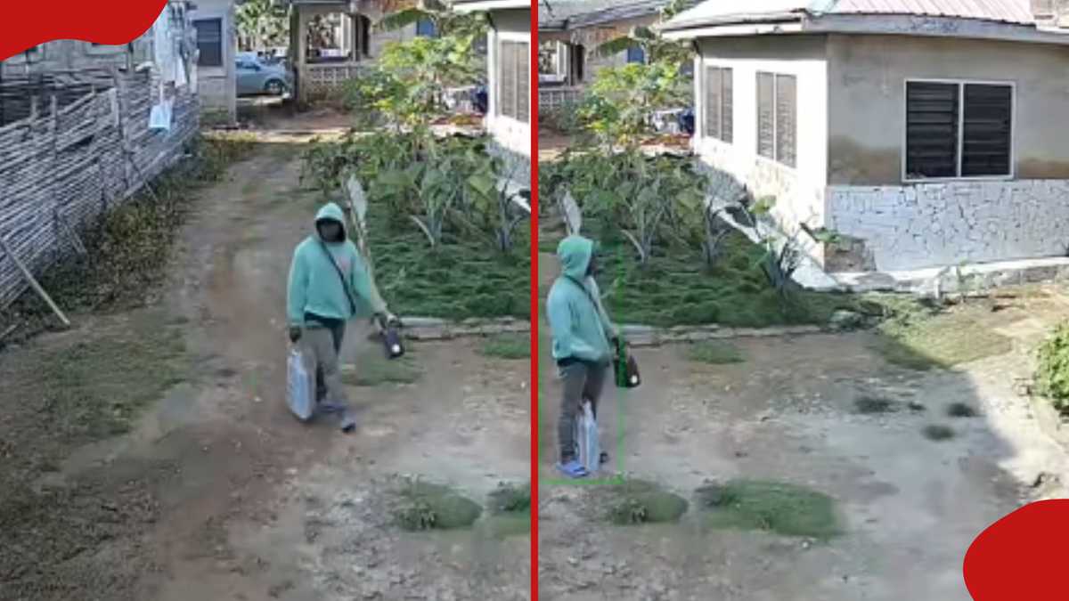 Man puzzles netizens after sharing home cctv video of mysterious man in ...