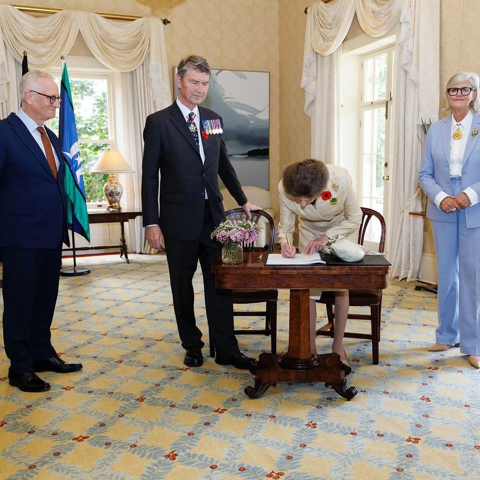 Princess Anne and her husband arrive in Australia for four day visit