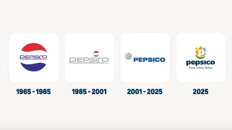 PepsiCo unveils its first logo change in 25 years