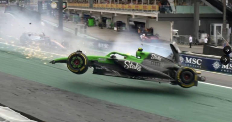 F1 Brazil GP live: Norris extends lead as Verstappen claims podium