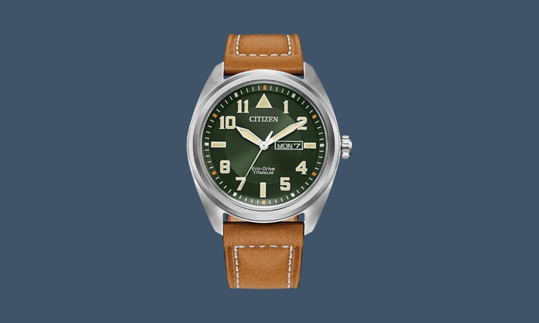 Citizen’s Garrison Eco-Drive Watch is 40% off and built to last