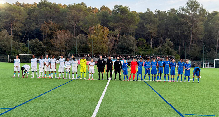 U15 R : Mougins s’incline face à l’intraitable leader olympien