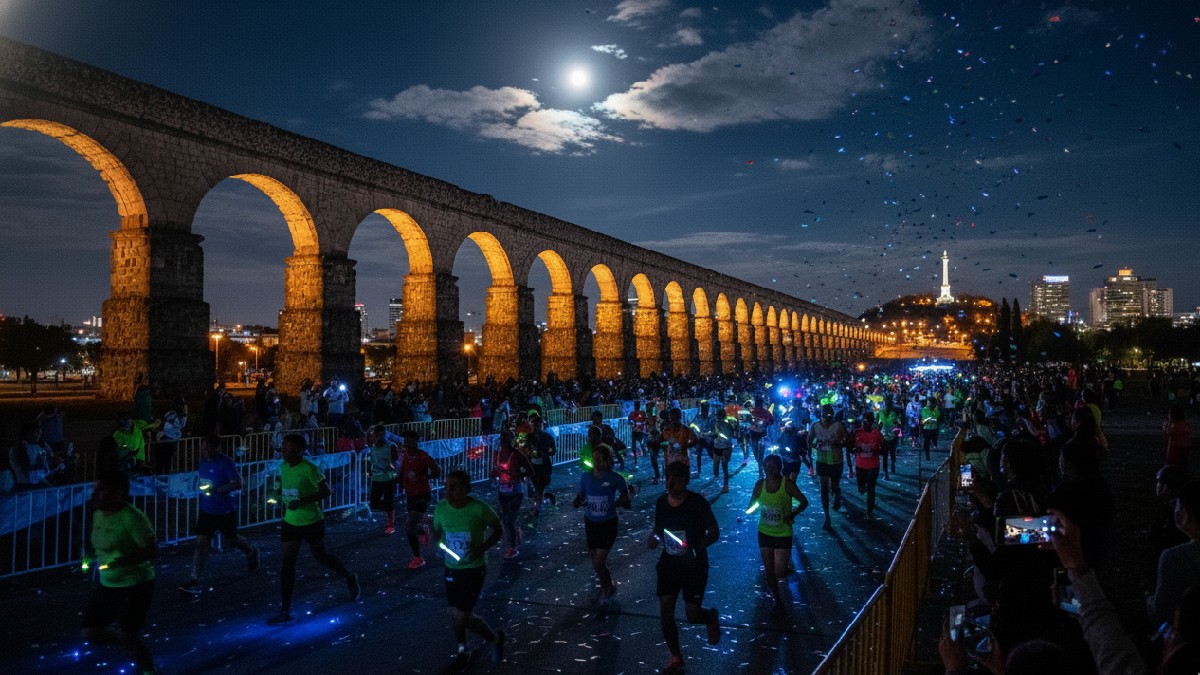 A qué hora inicia la Carrera Nocturna de Querétaro 2025