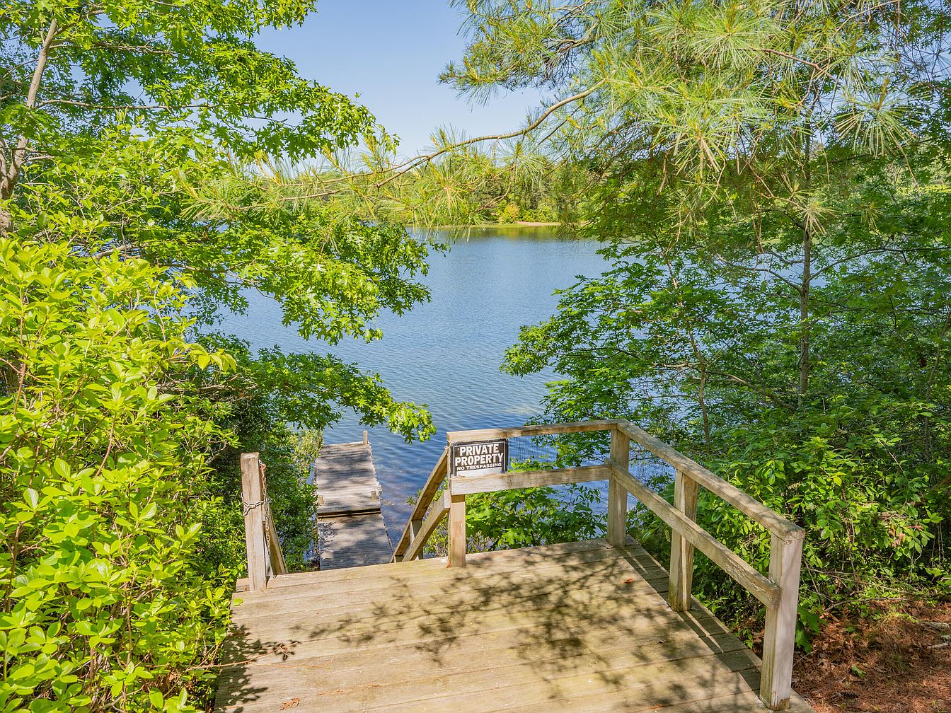 Rare 1930 Lakeside Cabin in Plymouth, Massachusetts, With Island Pond ...