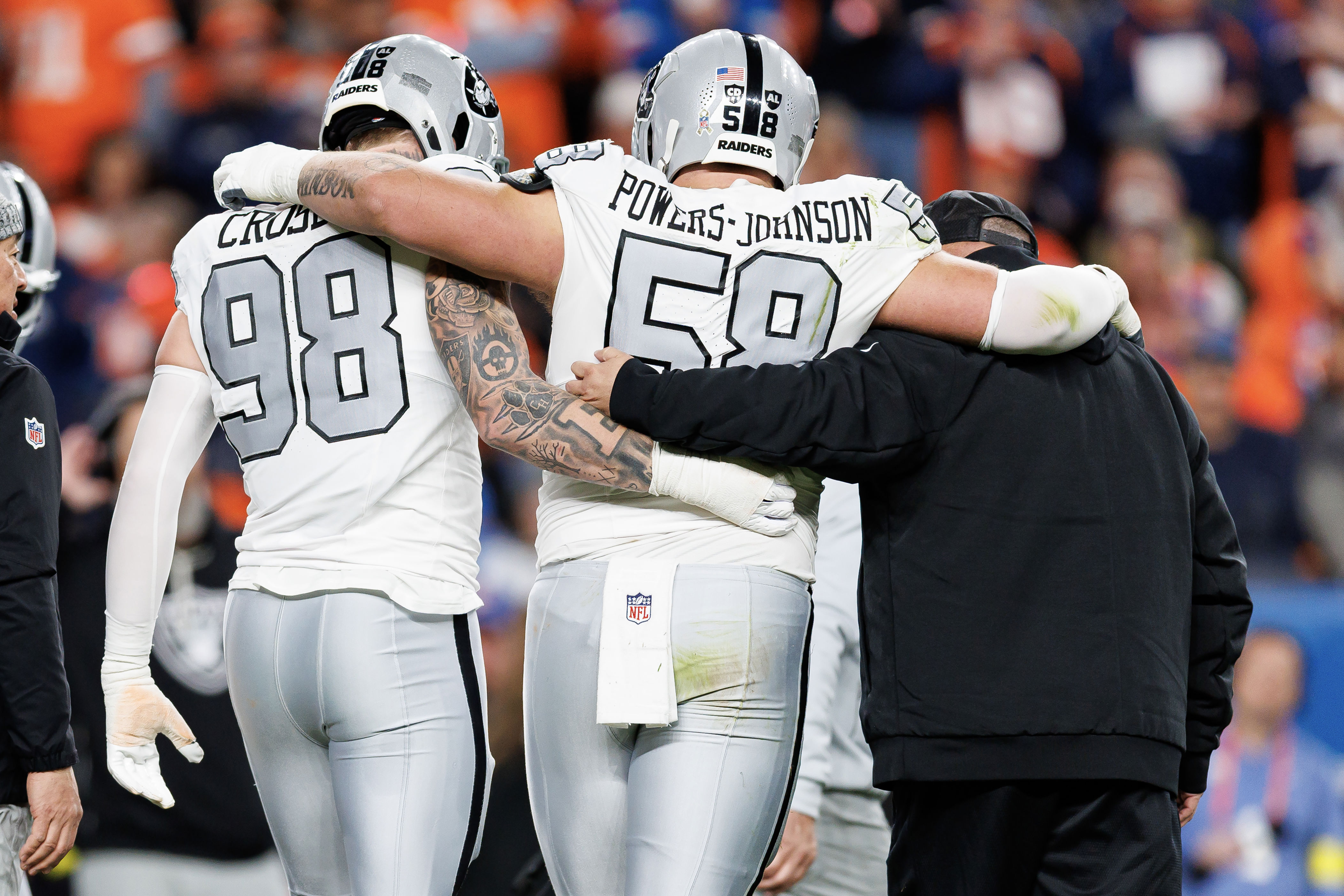 Raiders guard Jackson Powers-Johnson will be ‘out for awhile’