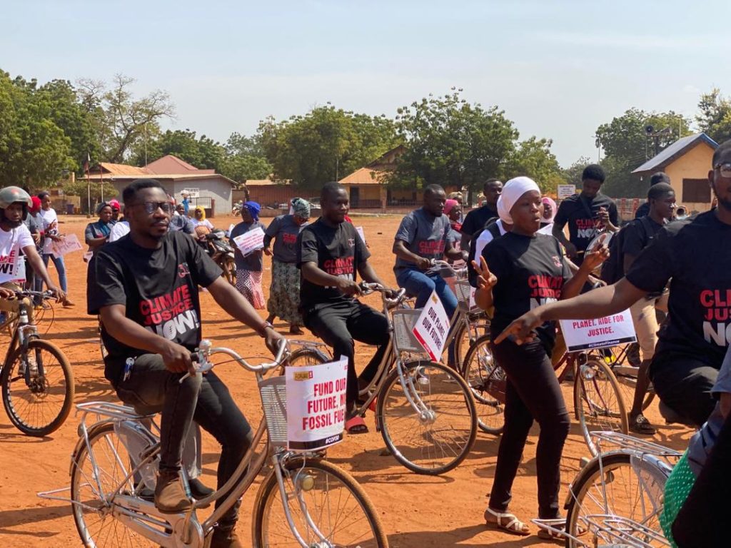 ActionAid Ghana, movements hold Riding for Just Transition Campaign in ...