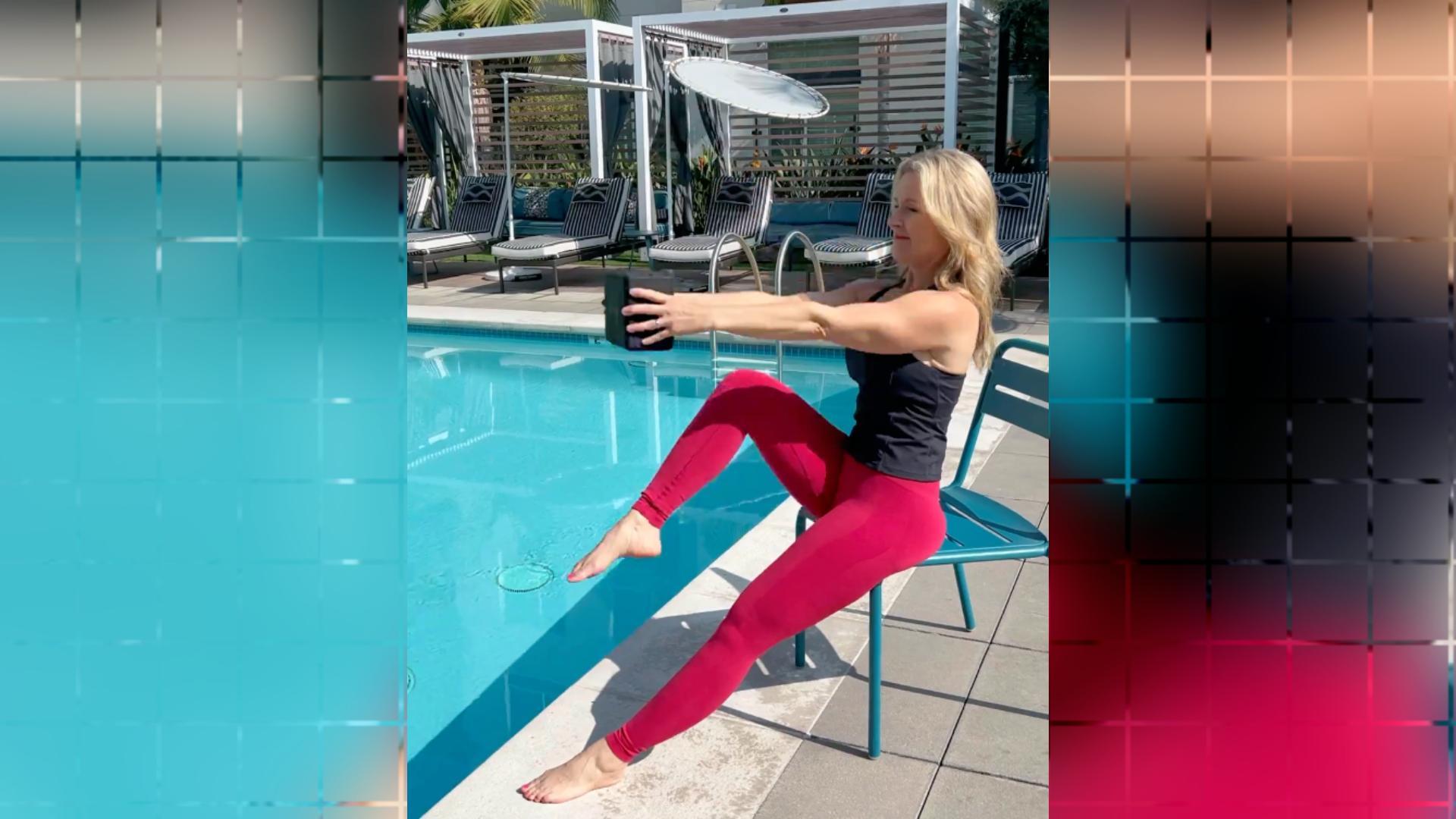 Quick 5-Minute Chair Yoga Core Workout