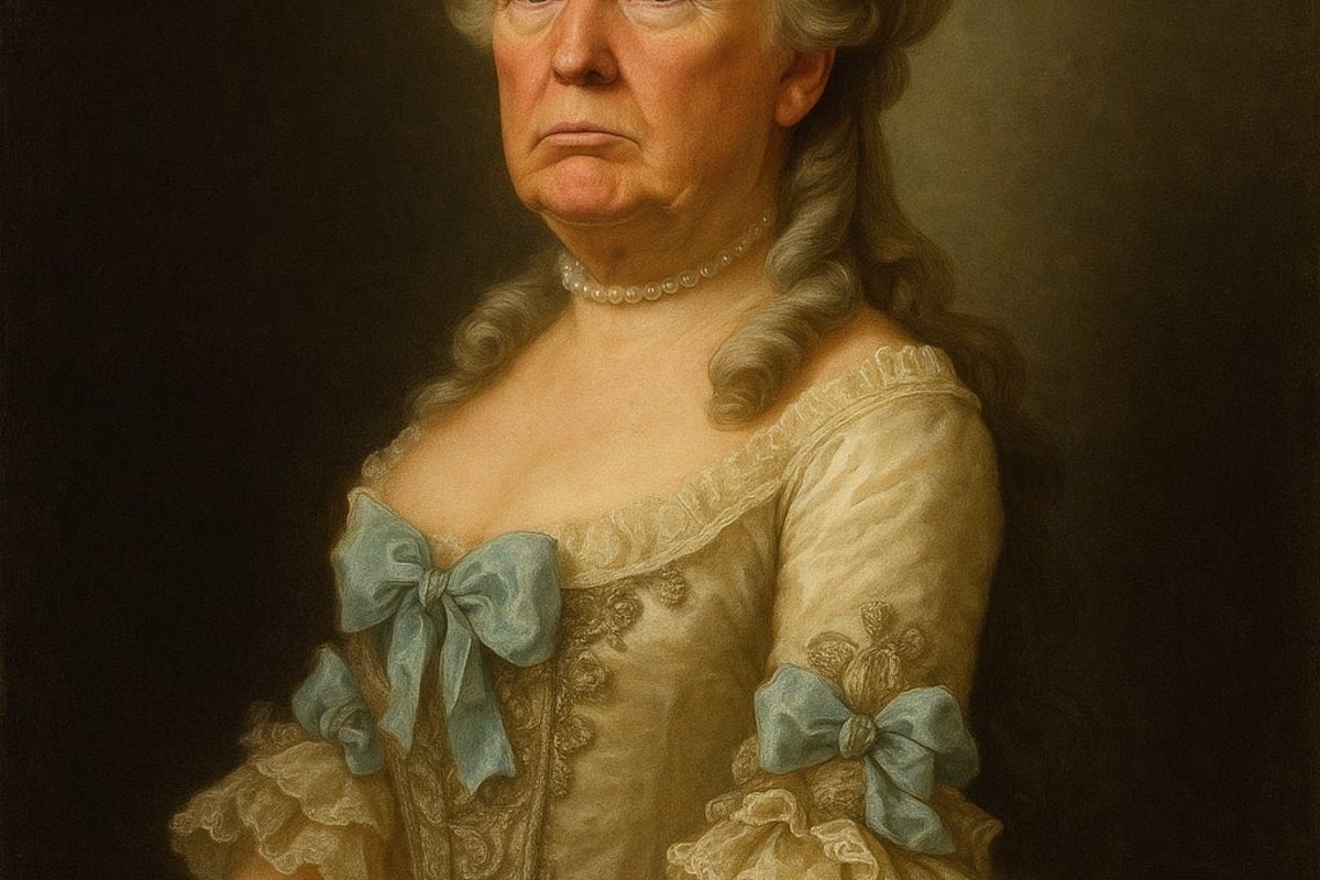 Newsom posts AI of Trump as Marie-Antoinette to mock Mar-a-Lago trip